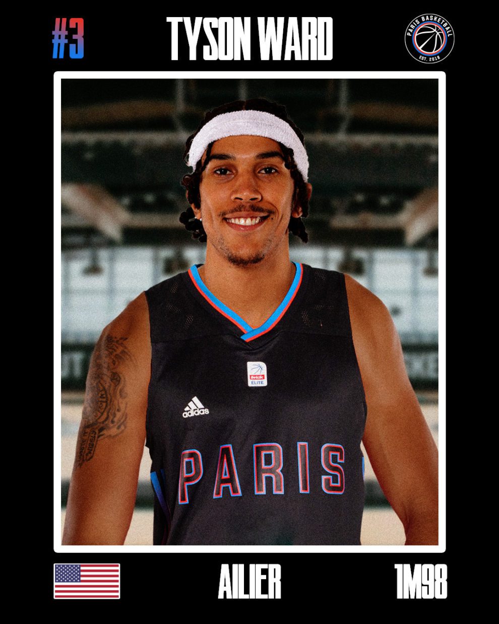 Tyson Ward rejoint le Paris Basketball - ParisBasketball