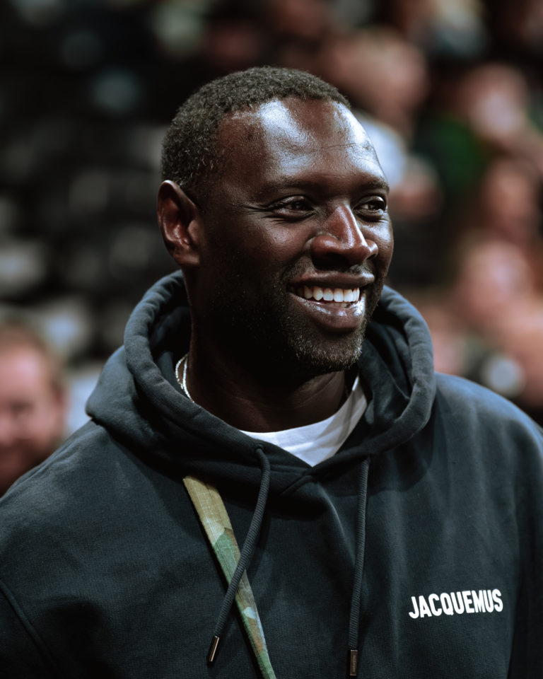 Omar Sy was at the adidas arena! - ParisBasketball
